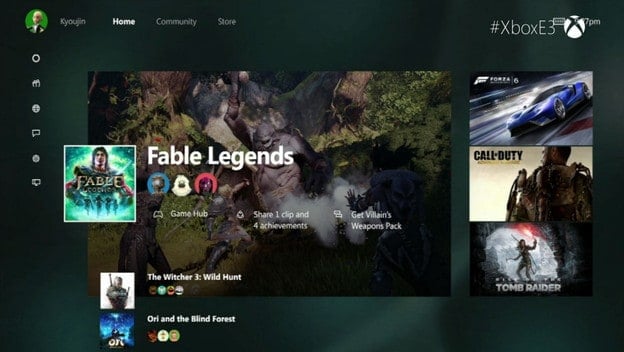 Skyrim Themed Xbox 360 Dashboard