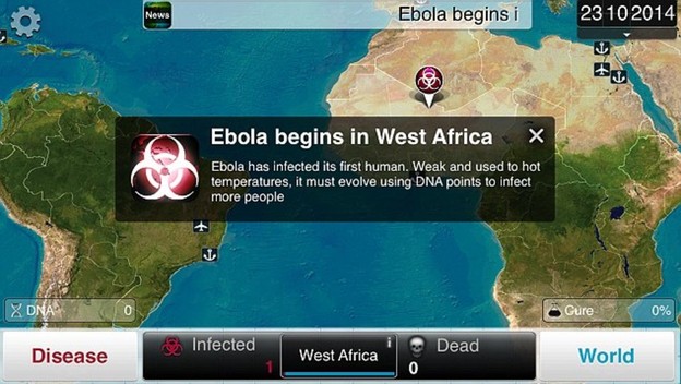 Ebola Scare Is Spurring Download of Disease Themed Games - Cheat Code ...