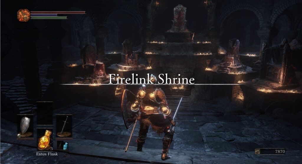 Dark Souls III Guide/Walkthrough - Firelink Shrine