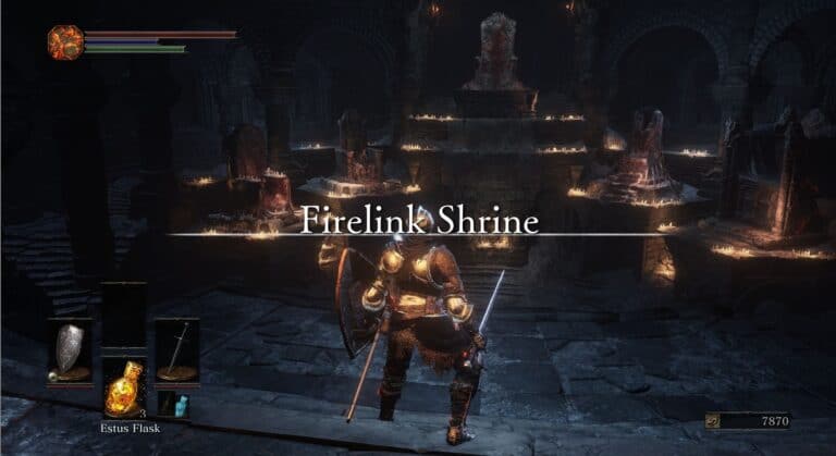 Dark Souls III Guide/Walkthrough - Firelink Shrine
