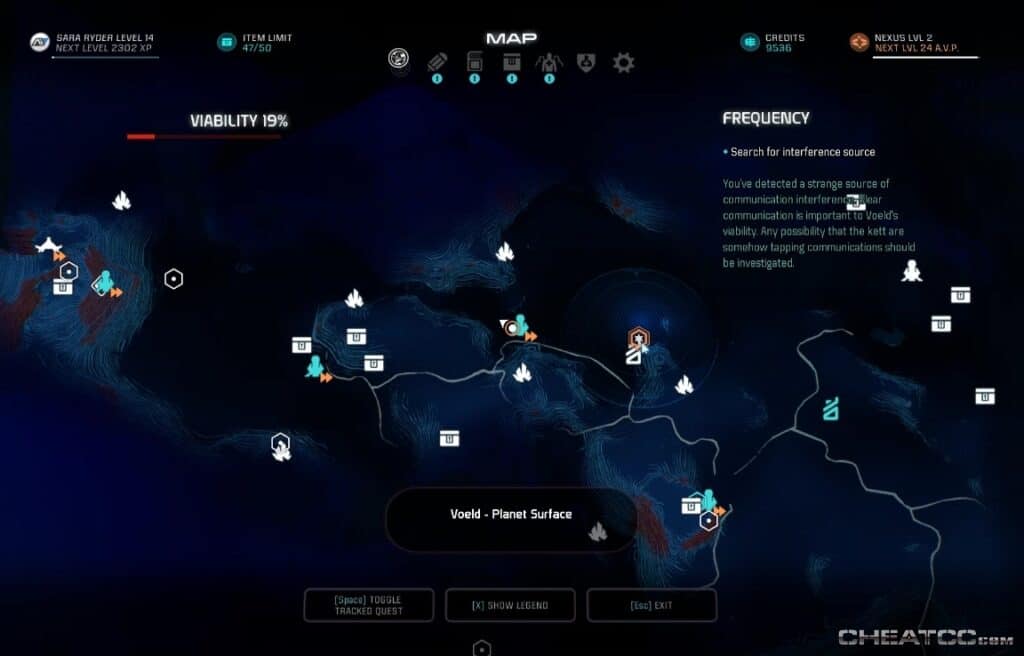 Mass Effect: Andromeda Guide & Walkthrough - Voeld: Frequency