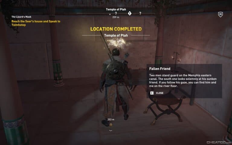 Assassin's Creed: Origins Guide & Walkthrough - Fallen Friend