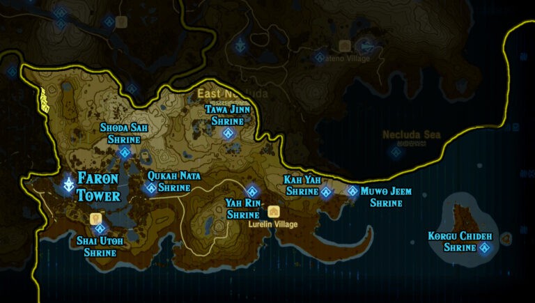 Zelda: Breath of the Wild - All Shrine Locations - Cheat Code Central