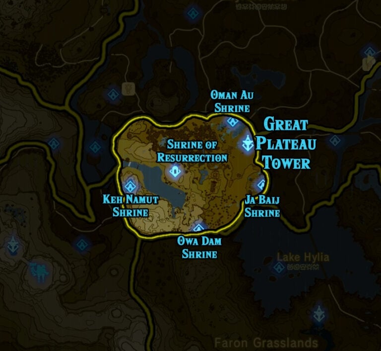 Zelda: Breath of the Wild - All Shrine Locations - Cheat Code Central