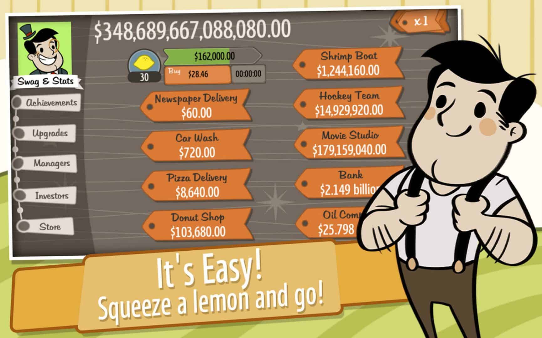 AdVenture Capitalist Reviews, Cheats, Tips, and Tricks - Cheat Code Central