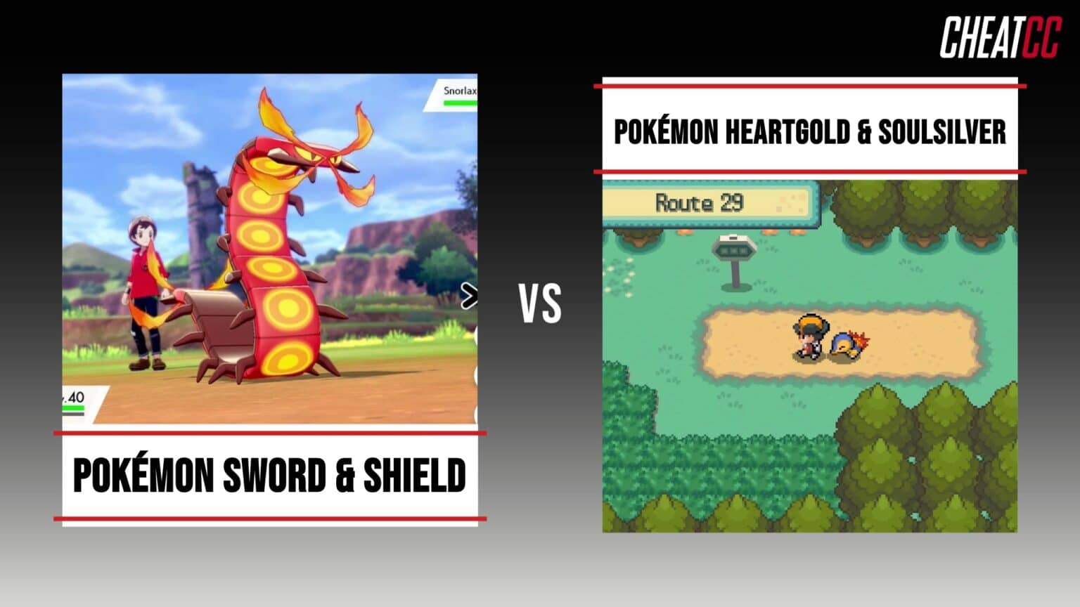 Pokémon Sword & Shield vs. Pokémon HeartGold & SoulSilver: Full ...