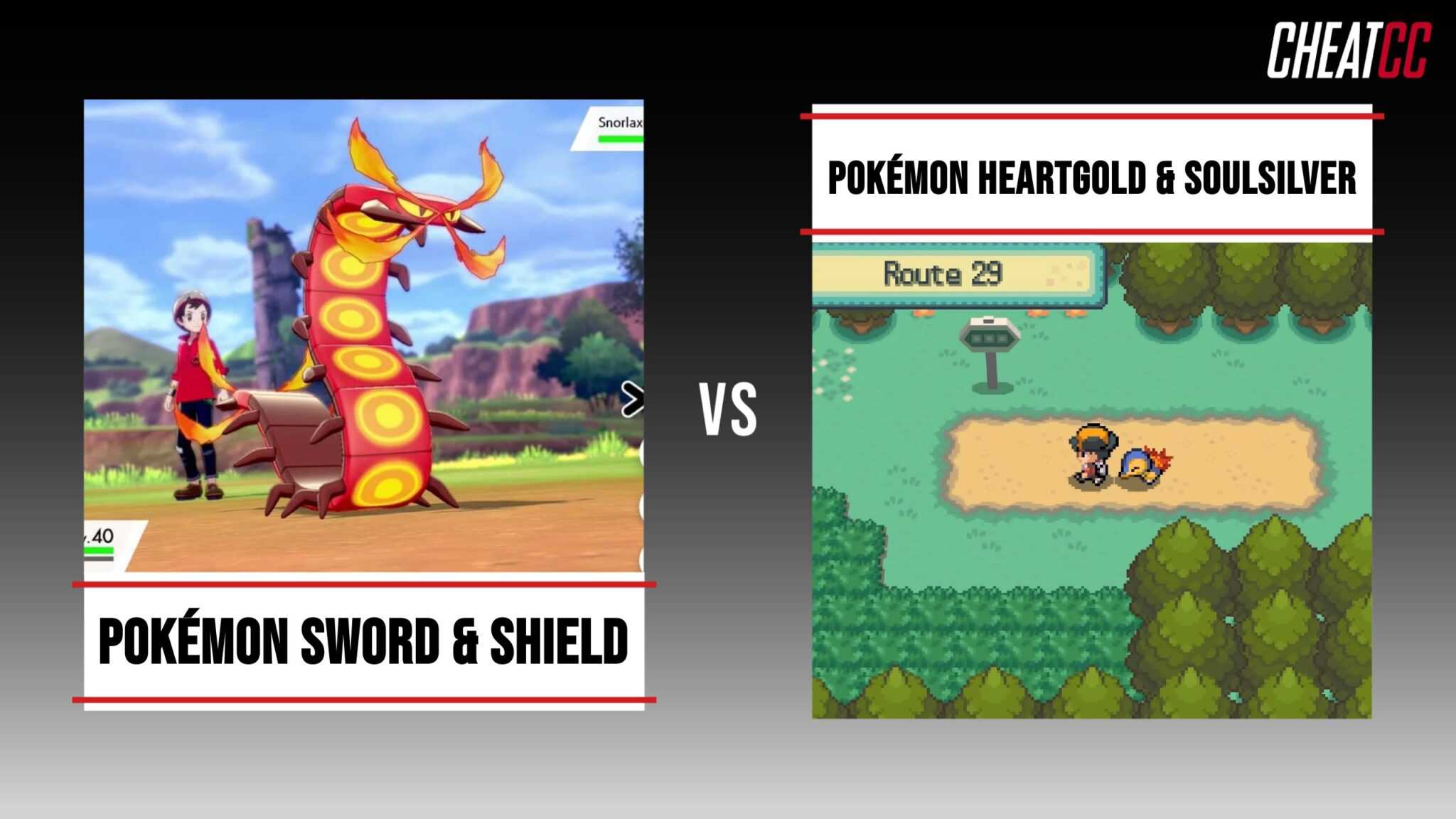 Pokémon Sword & Shield vs. Pokémon HeartGold & SoulSilver: Full ...