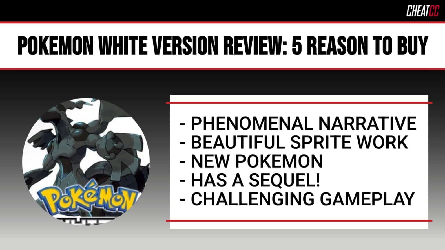 Pokémon White Version Review: 5 Reasons to Buy - Cheat Code Central