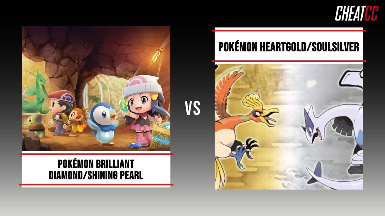 Pokémon Brilliant Diamond & Shining Pearl vs. Pokémon HeartGold ...