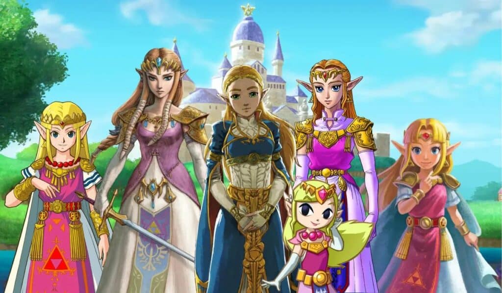 The Legend of Zelda: All Versions of Princess Zelda in Chronological ...