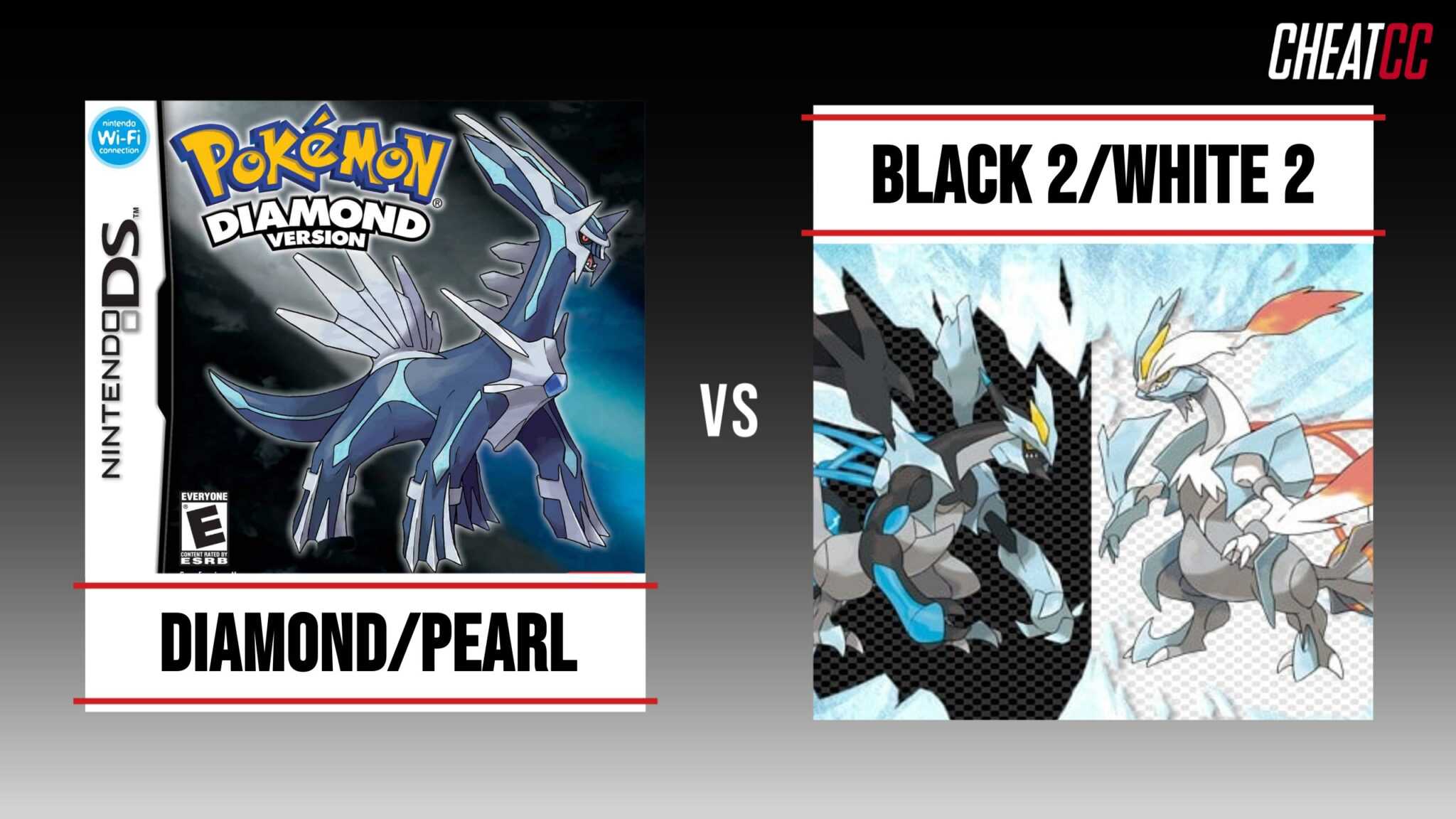 Pokémon Diamond & Pearl vs. Pokémon Black 2 & White 2: Full Comparison ...
