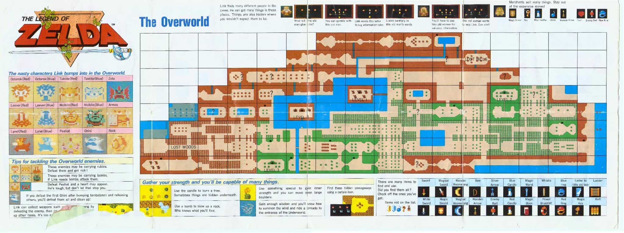 The Legend of Zelda - All Hyrule Maps in Chronological Order - Cheat ...