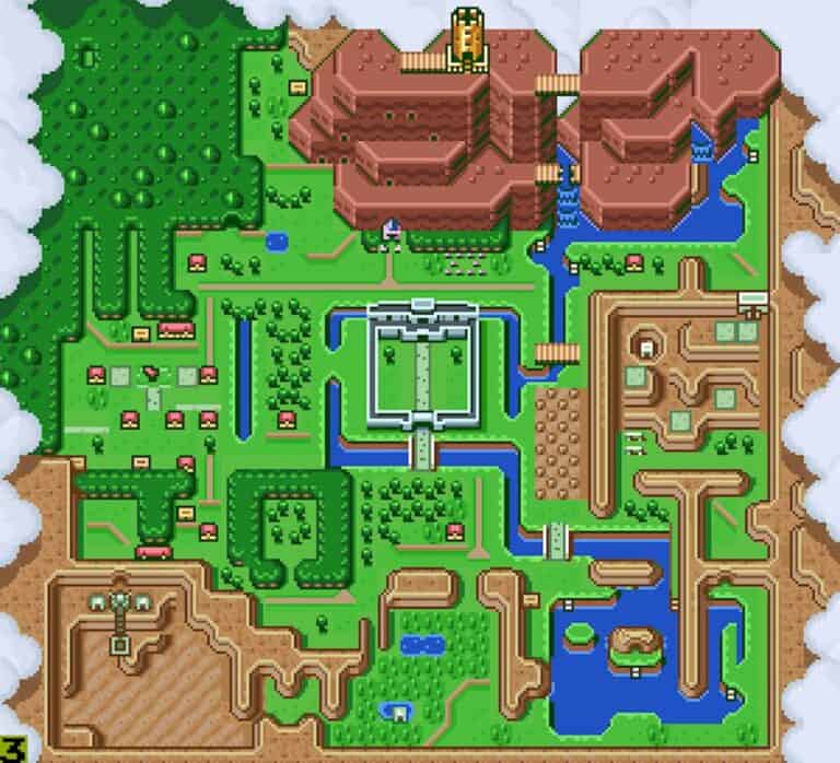 The Legend of Zelda - All Hyrule Maps in Chronological Order - Cheat ...