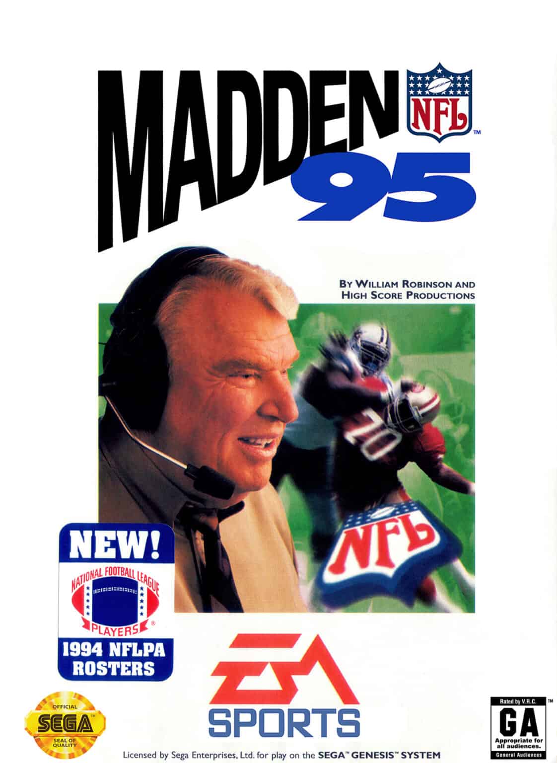 Madden NFL '95 Cheats & Cheat Codes for Game Boy, Game Gear, Genesis ...