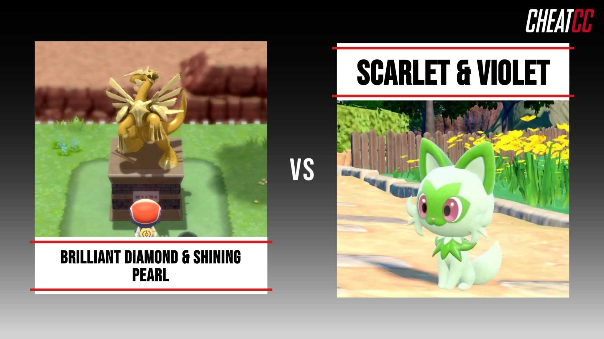 Pokémon Scarlet & Violet vs. Pokémon Brilliant Diamond & Shining Pearl ...