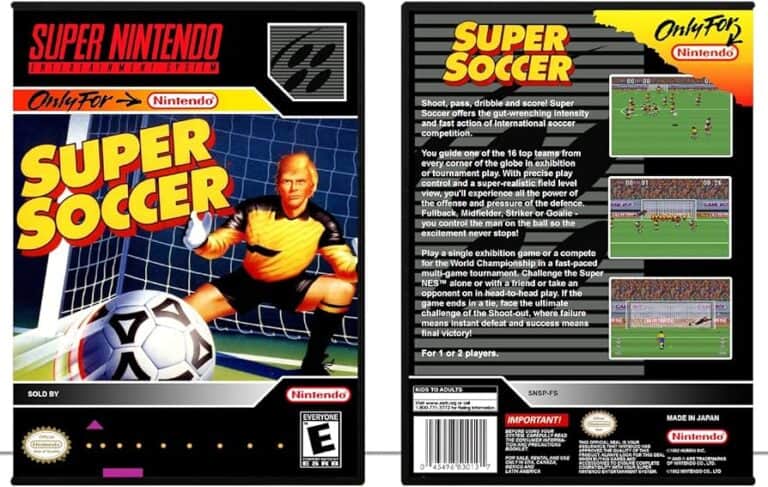 Super Soccer Cheats & Cheat Codes for SNES and More - Cheat Code Central