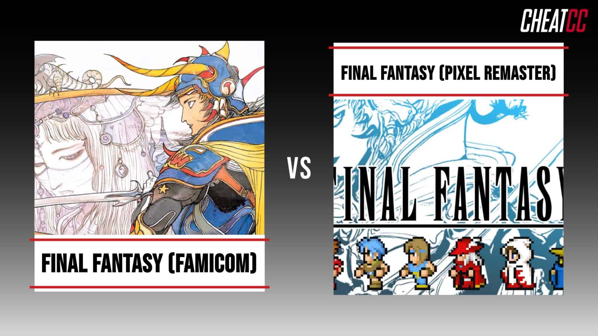 Final Fantasy vs Final Fantasy Pixel Remaster: What Are the Differences? - Cheat Code Central