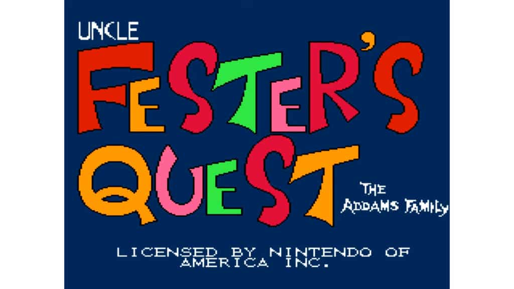 Fester's Quest Cheats & Cheat Codes for NES - Cheat Code Central