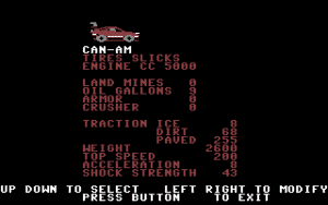 Racing Destruction Set Cheats & Cheat Codes for Commodore 64 and Atari ...