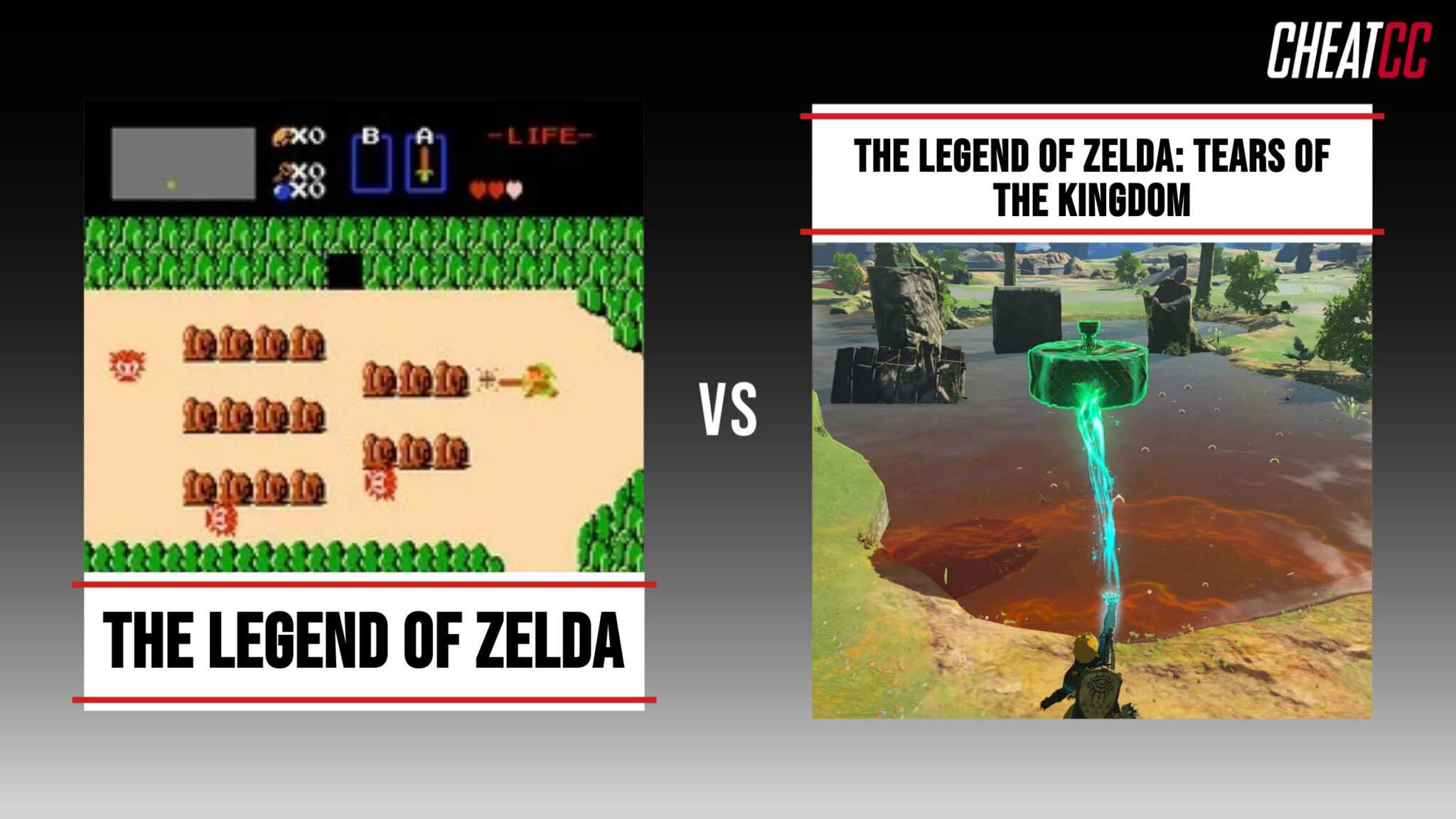 The Legend of Zelda vs Zelda: Tears of the Kingdom - Which is the Best Open-World Adventure ...