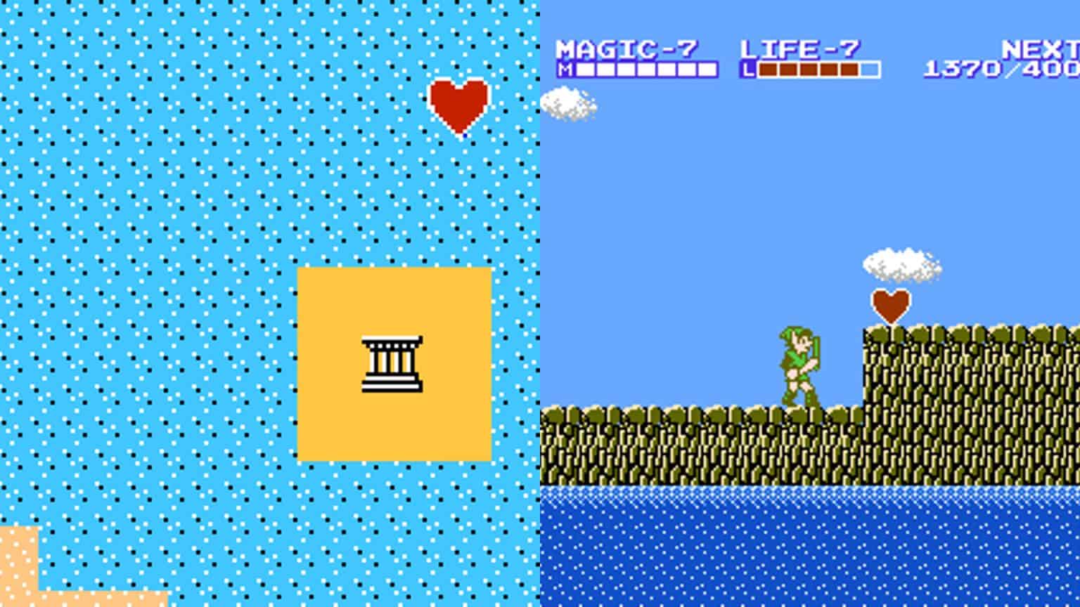 Zelda II: The Adventure of Link - All Heart Containers, Magic ...