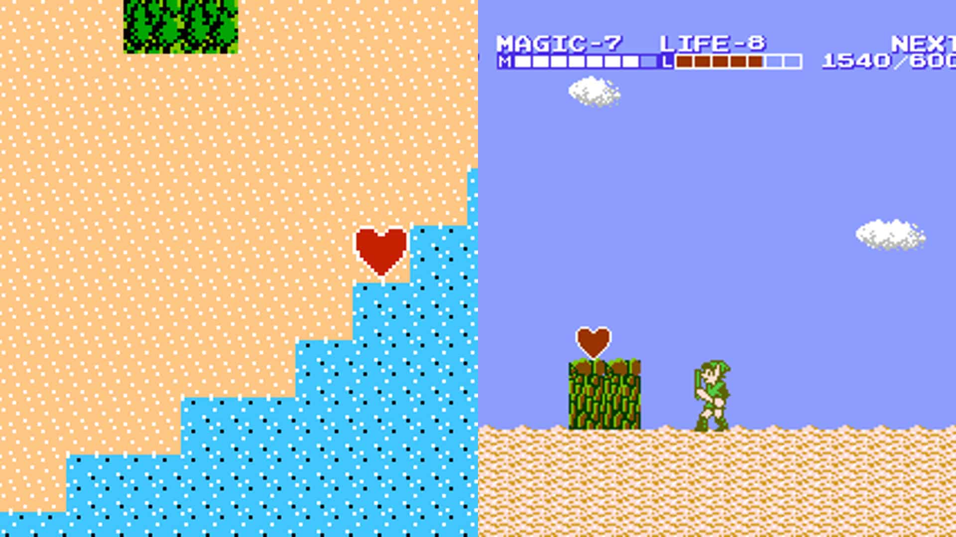 Zelda II: The Adventure of Link - All Heart Containers, Magic ...