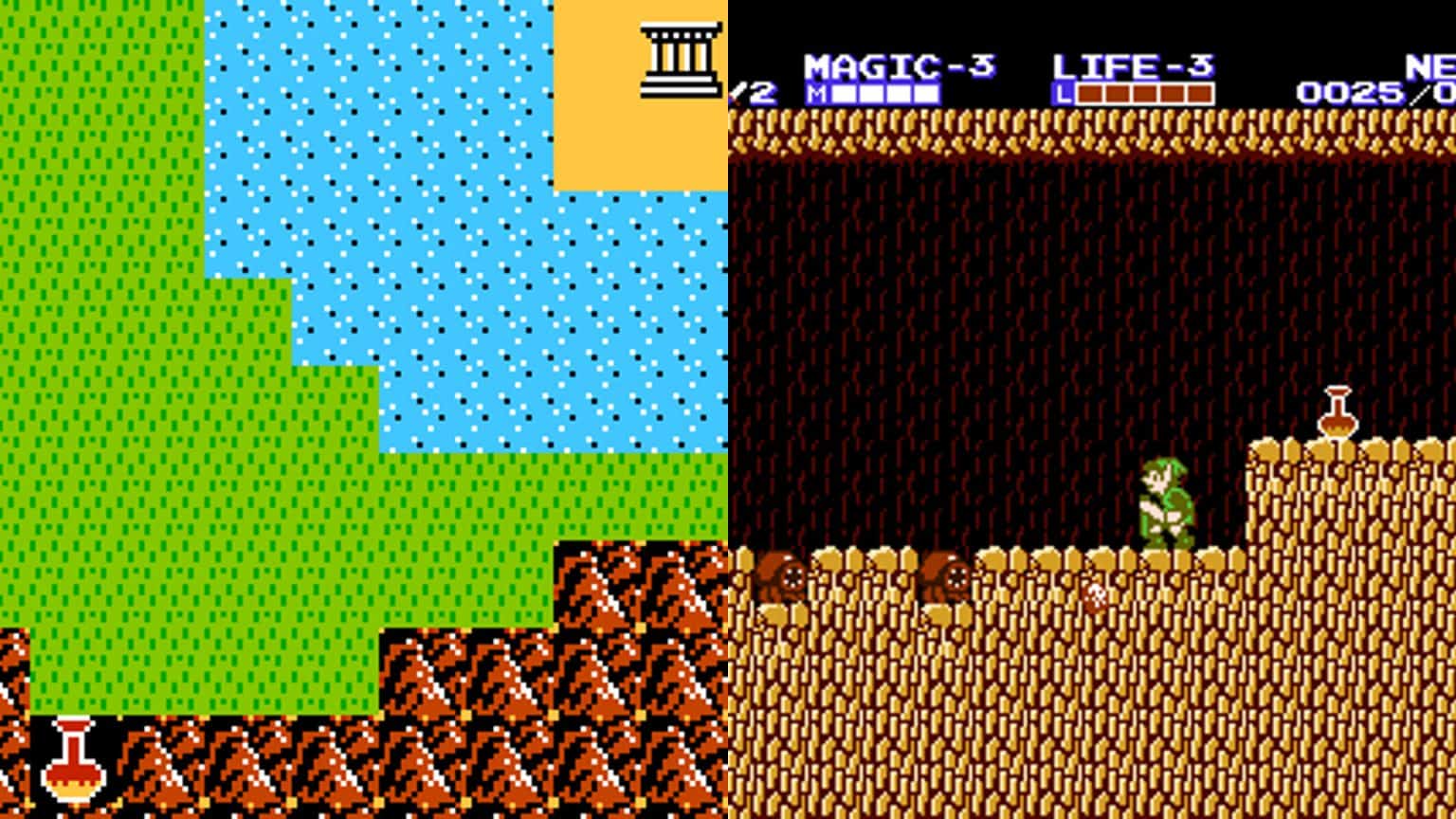 Zelda II: The Adventure of Link - All Heart Containers, Magic ...