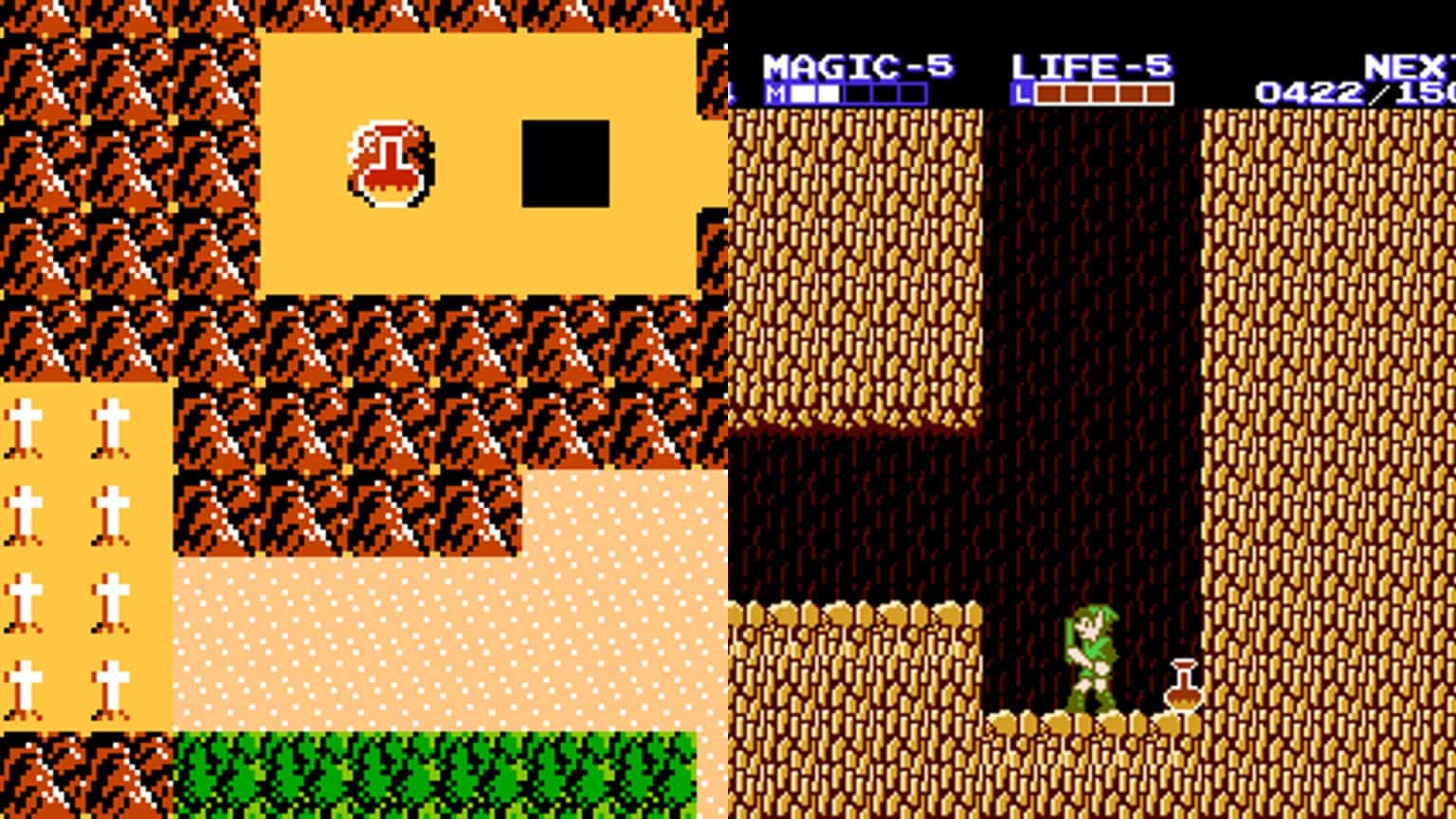 Zelda II: The Adventure of Link - All Heart Containers, Magic ...