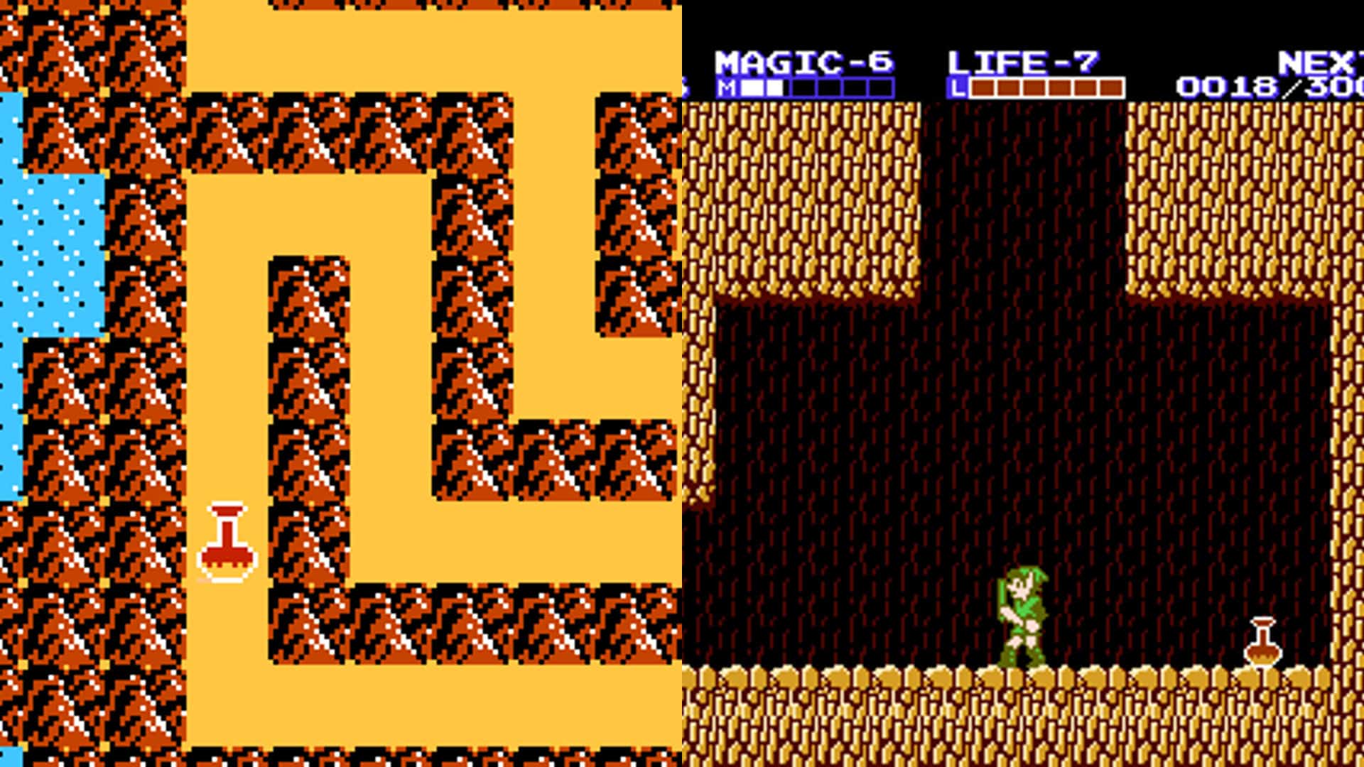 Zelda II: The Adventure of Link - All Heart Containers, Magic ...