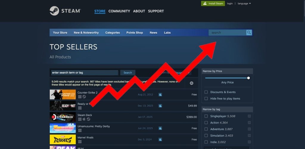 The Best-Selling Paid Games on Steam Right Now - Cheat Code Central