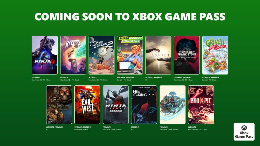 Every Game New to Xbox Game Pass for October 2025 - Cheat Code Central